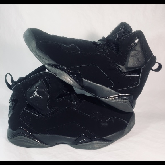Jordan | Shoes | Nike Air Jordan True Flight Black Basketball Shoes ...